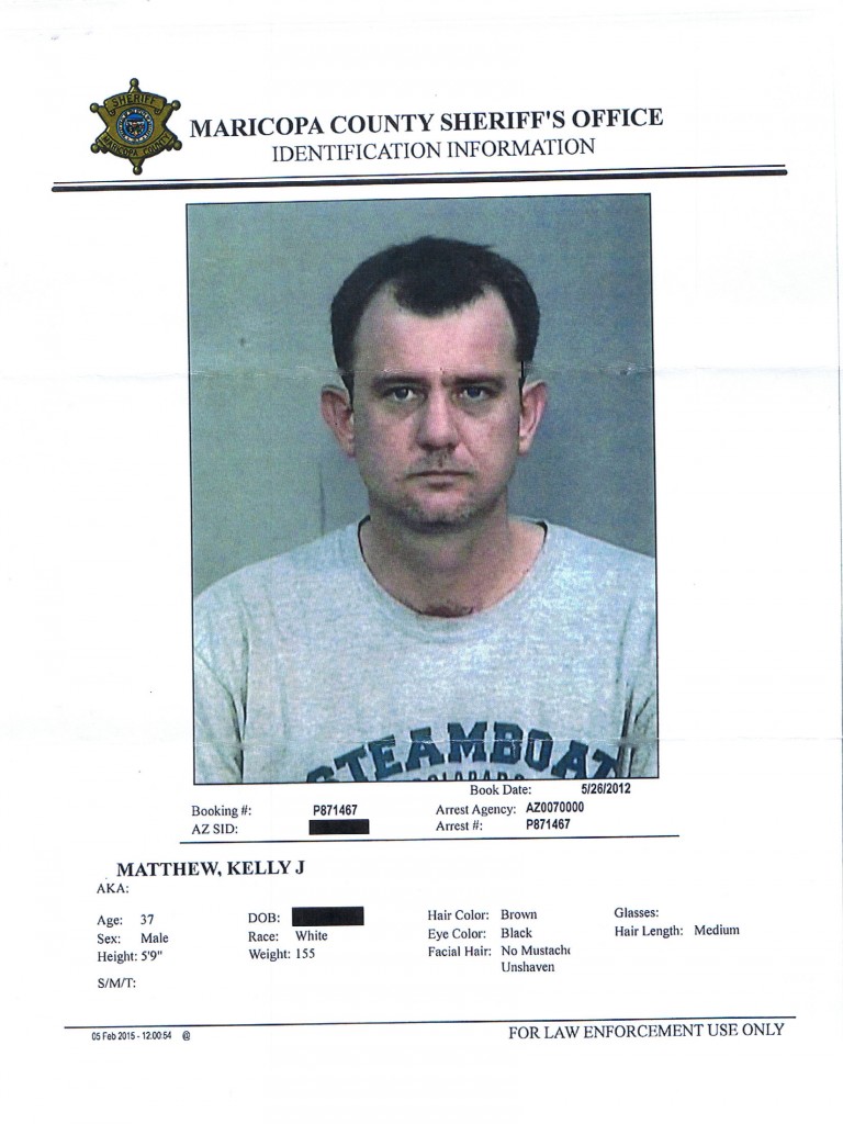 Matthew J Kelly - Jail Records and intake booking photo for Extreme DUI ...